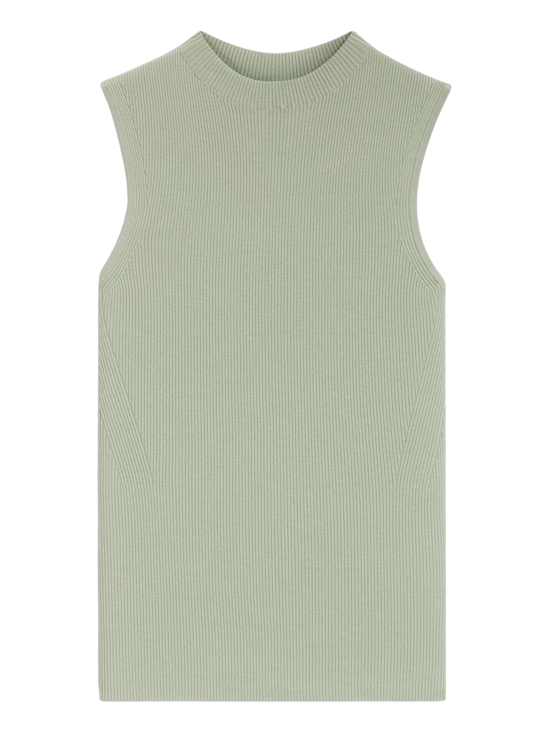 BOSS BOSS Ribbed Mock Neck Top